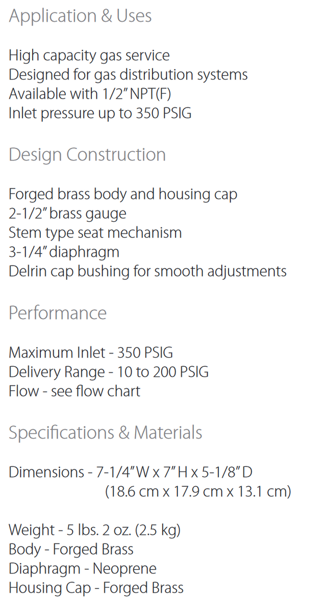 High Flow Regulator – Clinical Delivery Systems