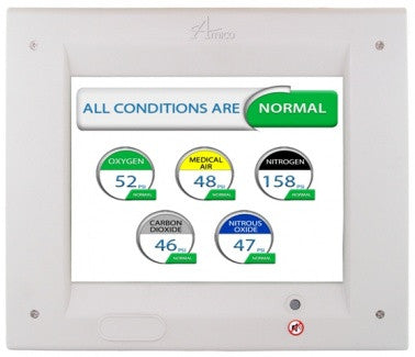 Alert 3 - LCD Medical Gas Area Alarm Panel – Clinical Delivery Systems
